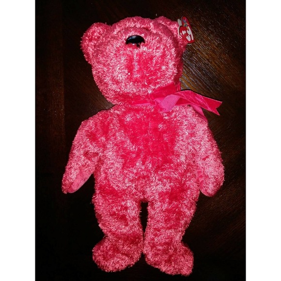 Beanie Babies | Toys | Ty Sizzle The Bear Buddy Bear Red Stuffed Animal ...